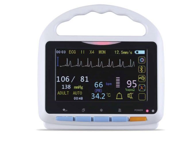 MD905 Veterinary Touch Screen Patient Monitor, 5.0 inch Color TFT ...